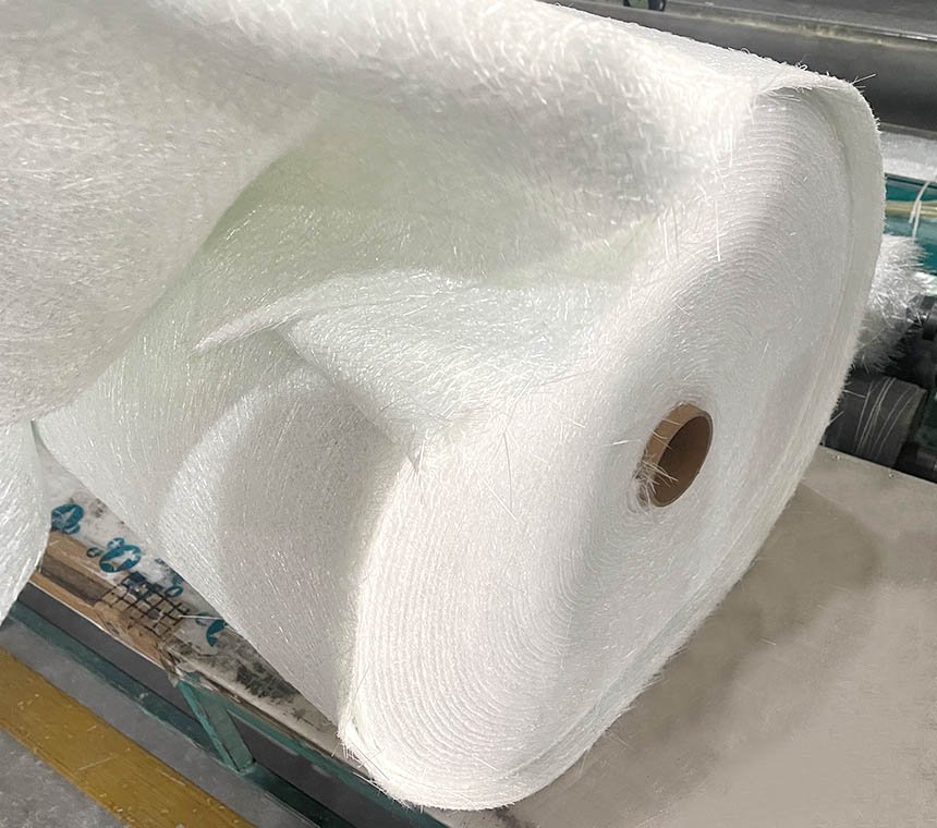 RTM made FRP auto roof filler Fiberglass chopped PP core mat