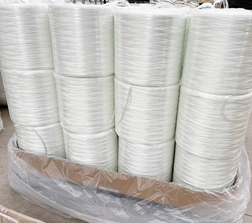 Spraying Glass Fiber Roving for GRP